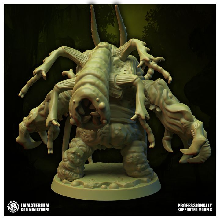 3D Printable Plague spawn by Immaterium God Miniatures